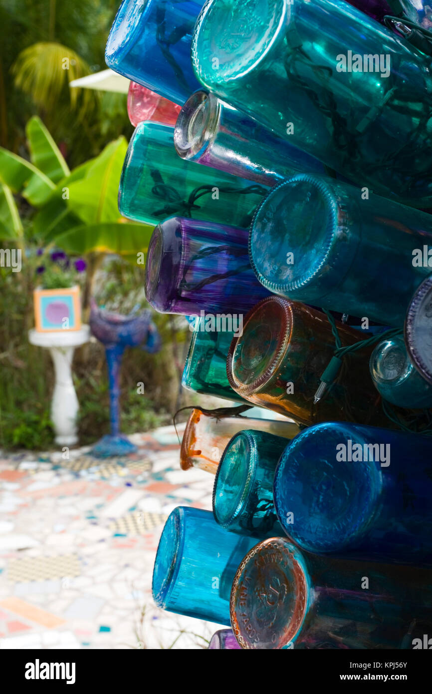 USA, Florida, Pine Island (Matlacha): Colorful Art Gallery Details ...