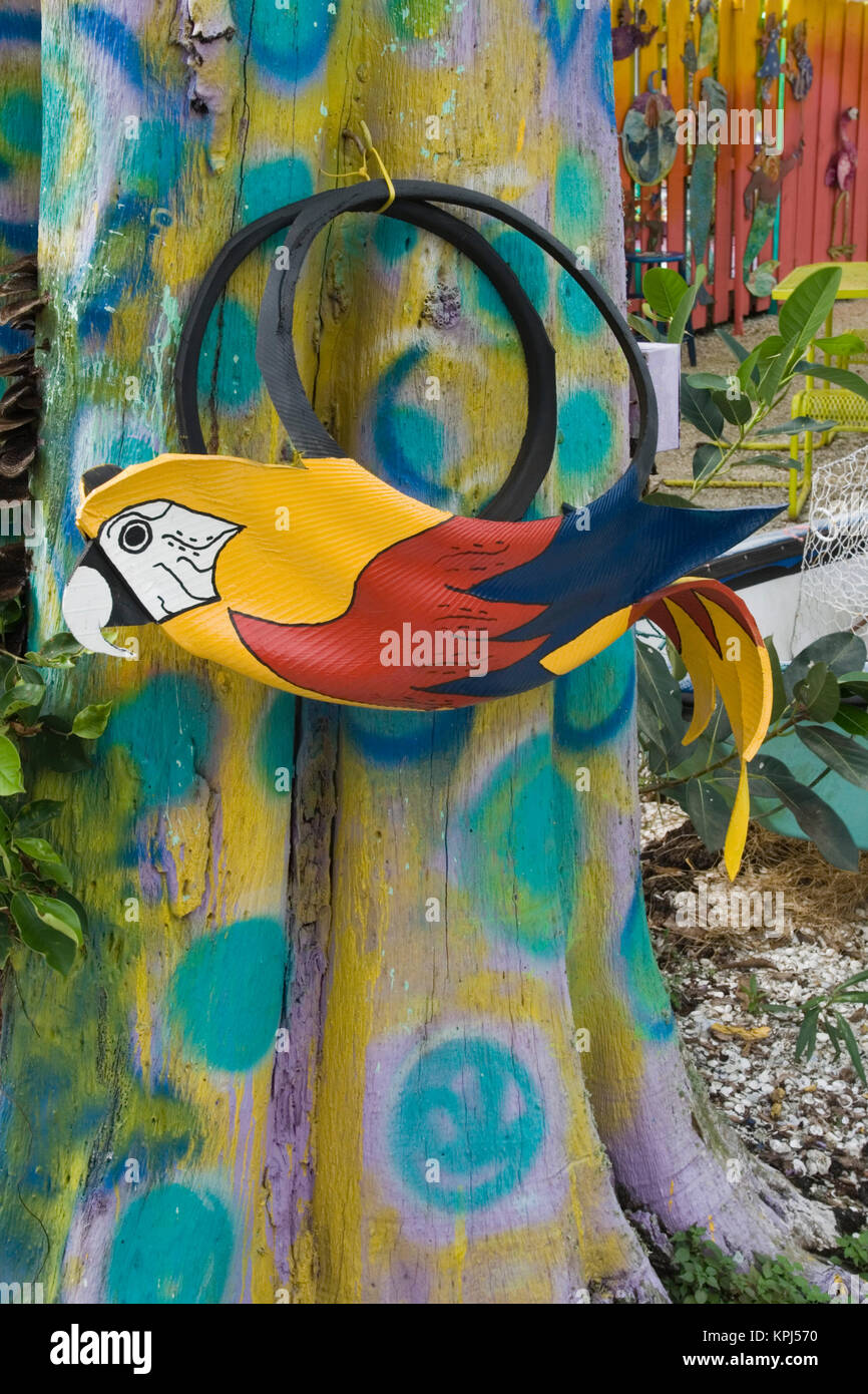 USA, Florida, Pine Island (Matlacha): Colorful Art Gallery Details ...