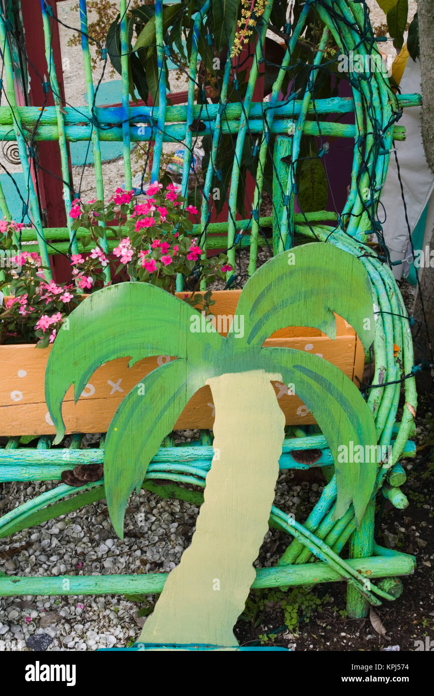 USA, Florida, Pine Island (Matlacha): Colorful Art Gallery Details ...