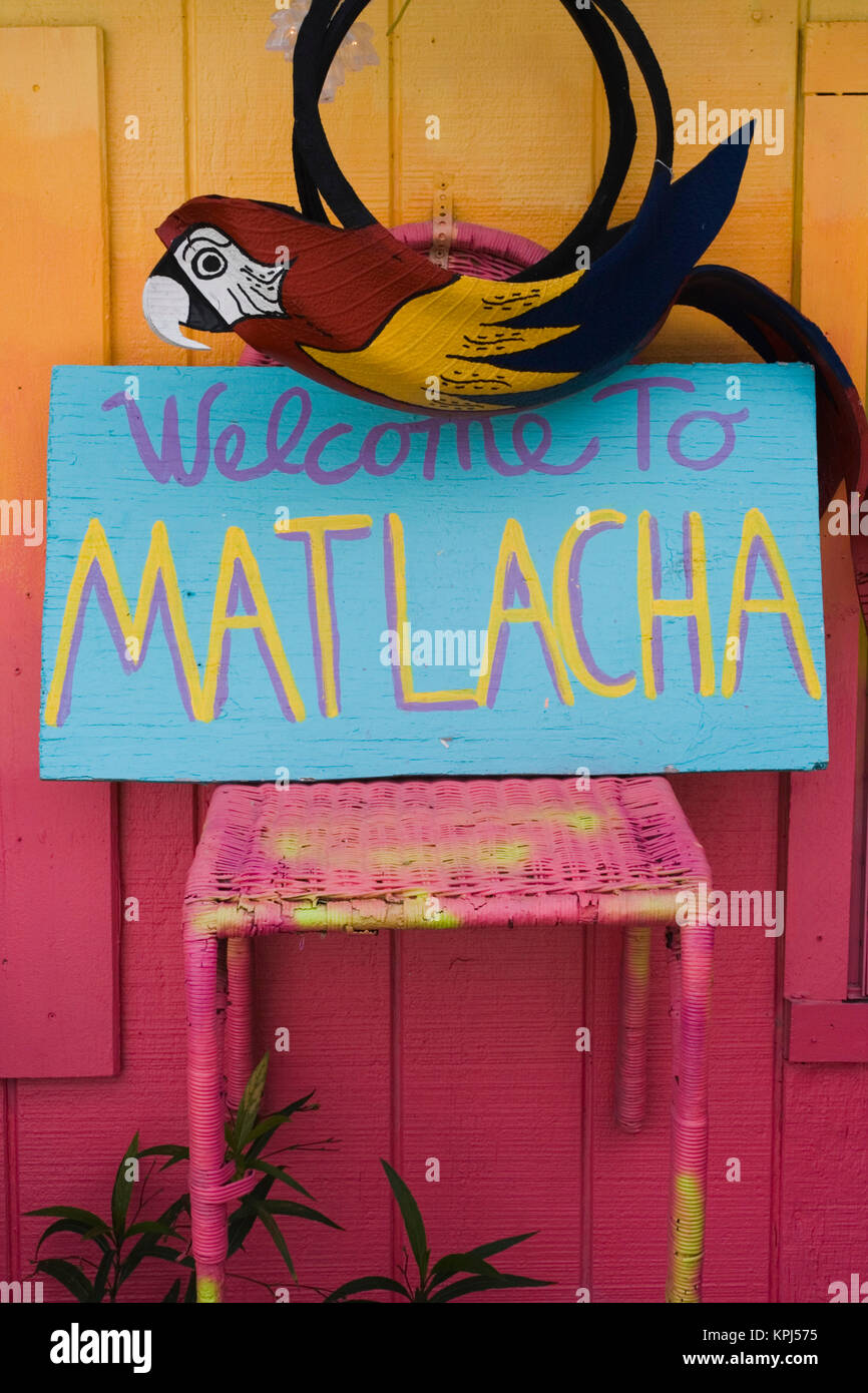 USA, Florida, Pine Island (Matlacha): Colorful Art Gallery Details ...