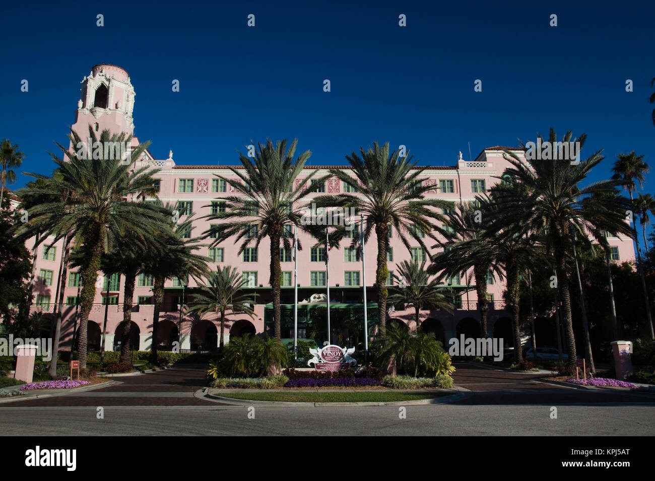 USA, Florida, St. Petersburg, Vinoy Resort Hotel, morning Stock Photo ...