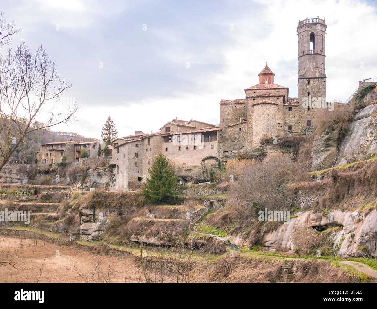 Evening in Rupit Stock Photo - Alamy