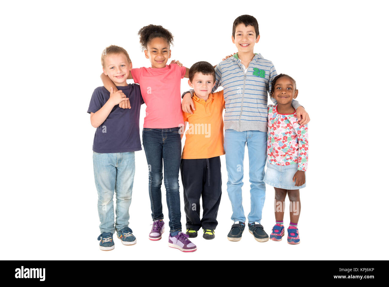 Group of children Stock Photo - Alamy