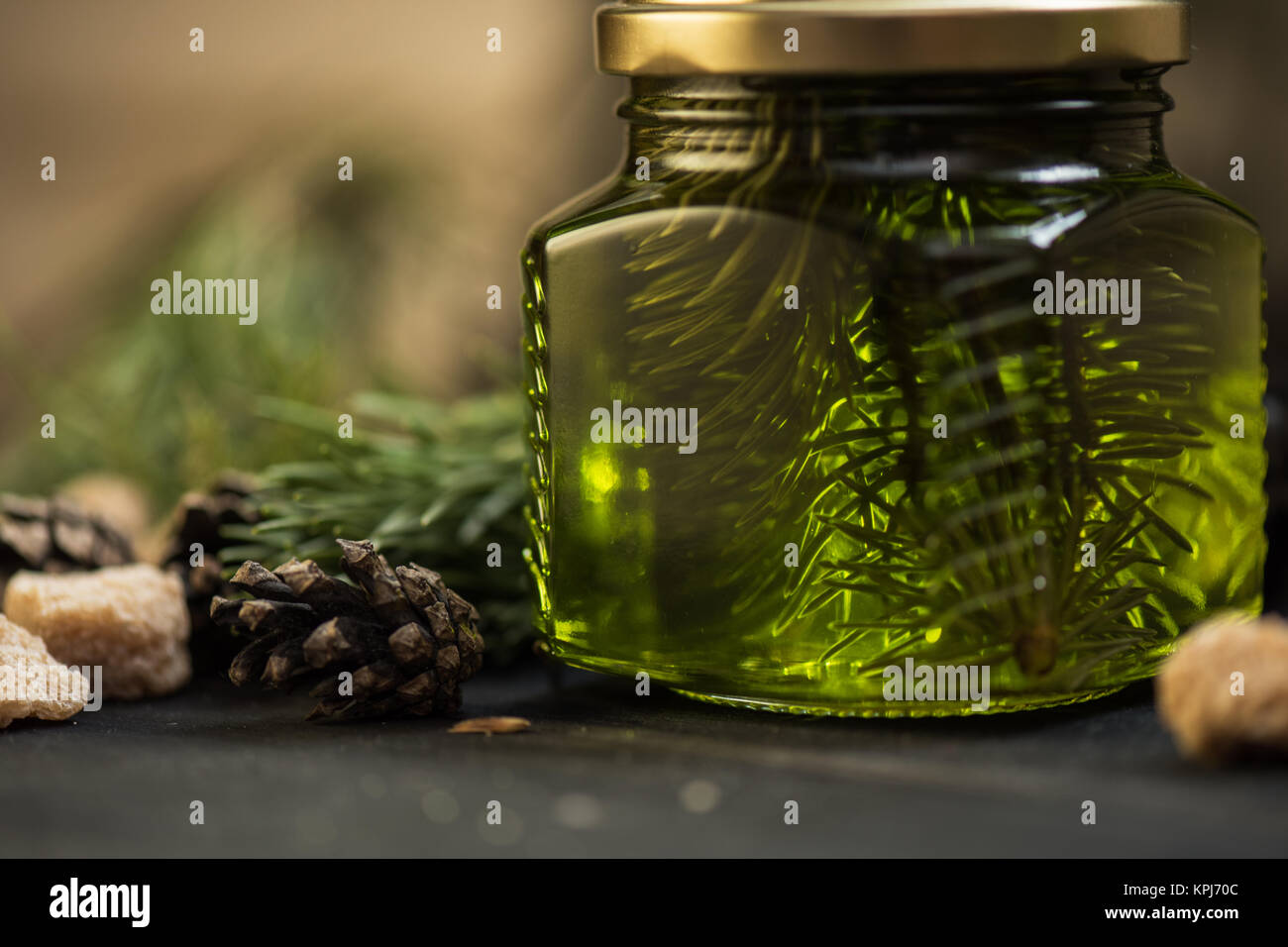 Fir tree bump jam Stock Photo - Alamy