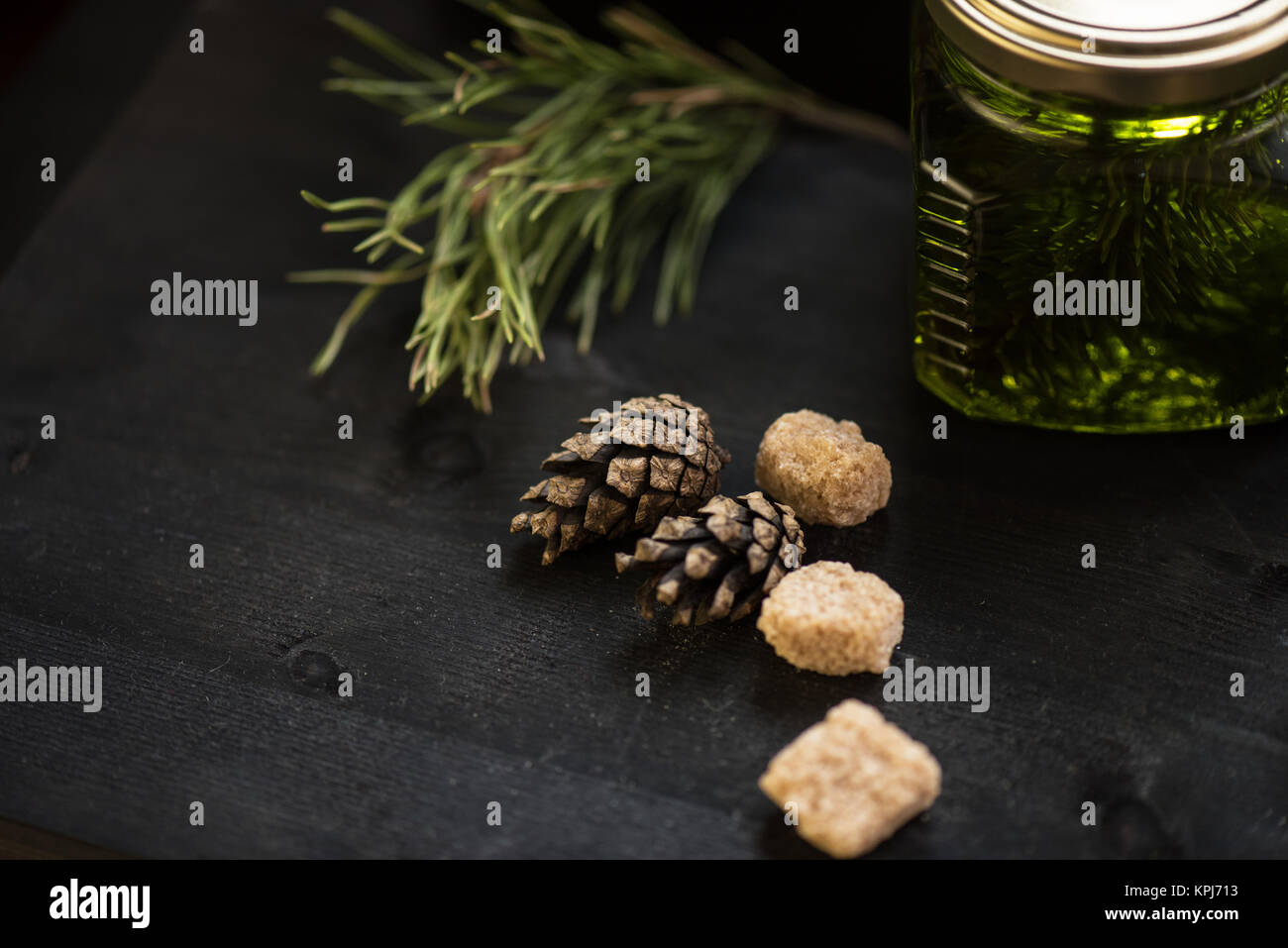 Fir tree bump jam Stock Photo - Alamy
