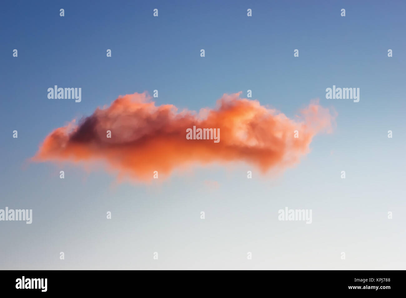 Single cloud in the sky Stock Photo - Alamy