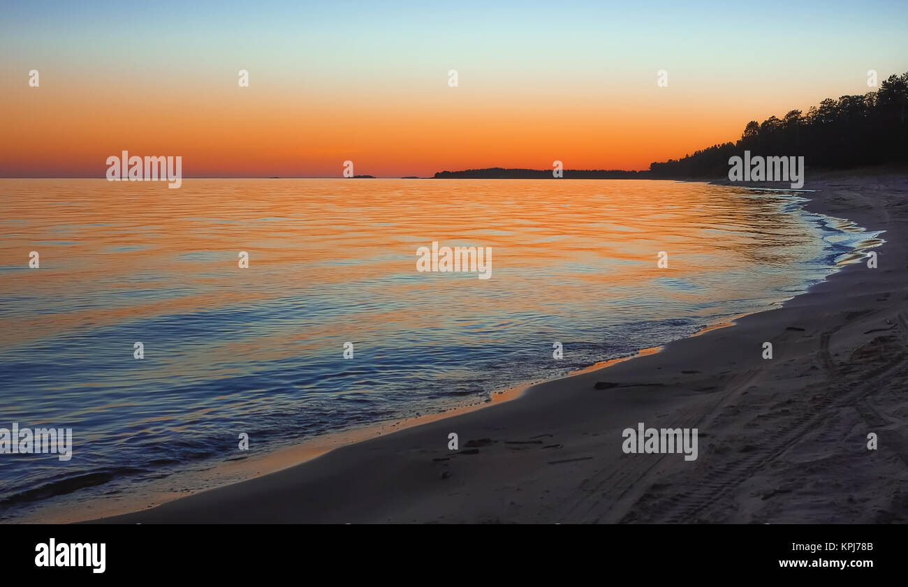 Lake onega sunset hi-res stock photography and images - Alamy