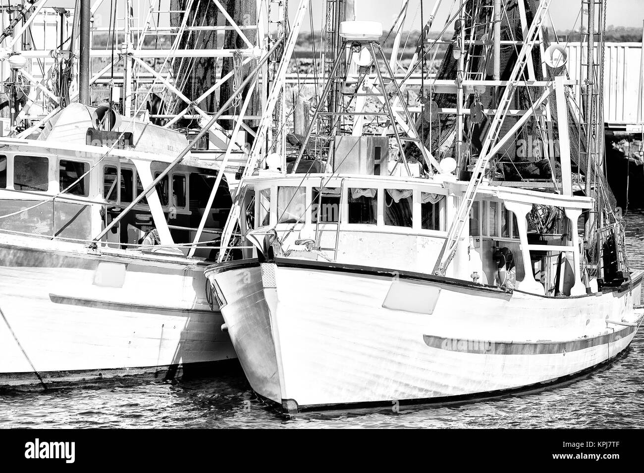 in australia fraser island and the boat in the pier near ocean Stock ...