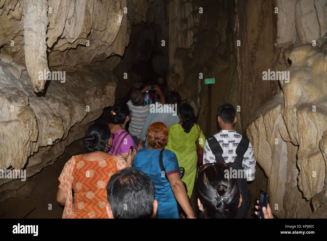 Way through Limestone caves, Baratang island, Andaman Islands, India ...