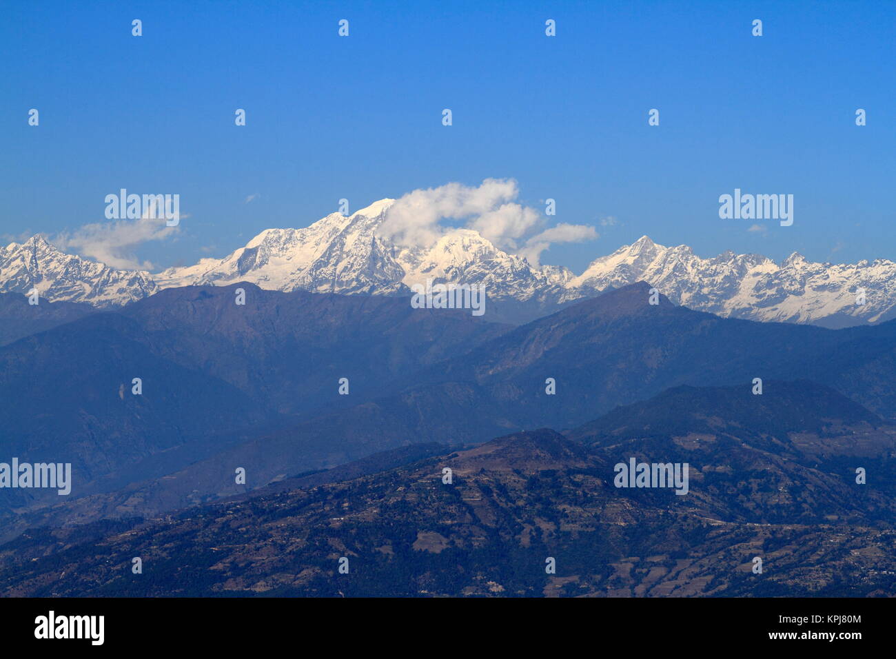 View of the Himalaya Stock Photo - Alamy