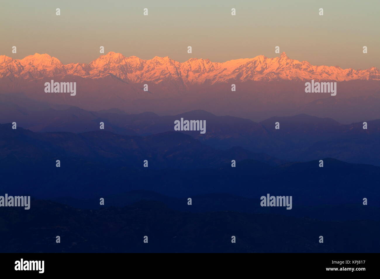 View of the Himalaya Stock Photo - Alamy