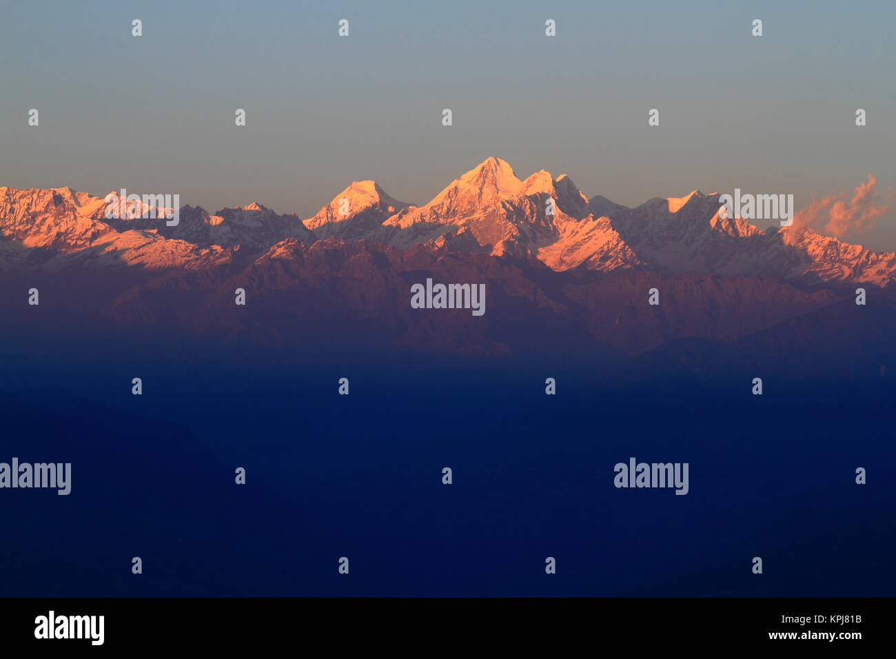 View of the Himalaya Stock Photo - Alamy
