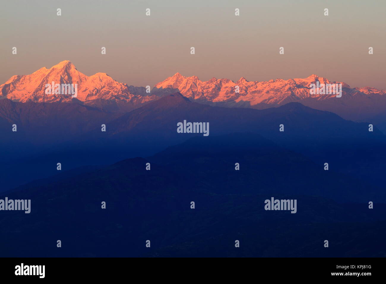 View of the Himalaya Stock Photo - Alamy