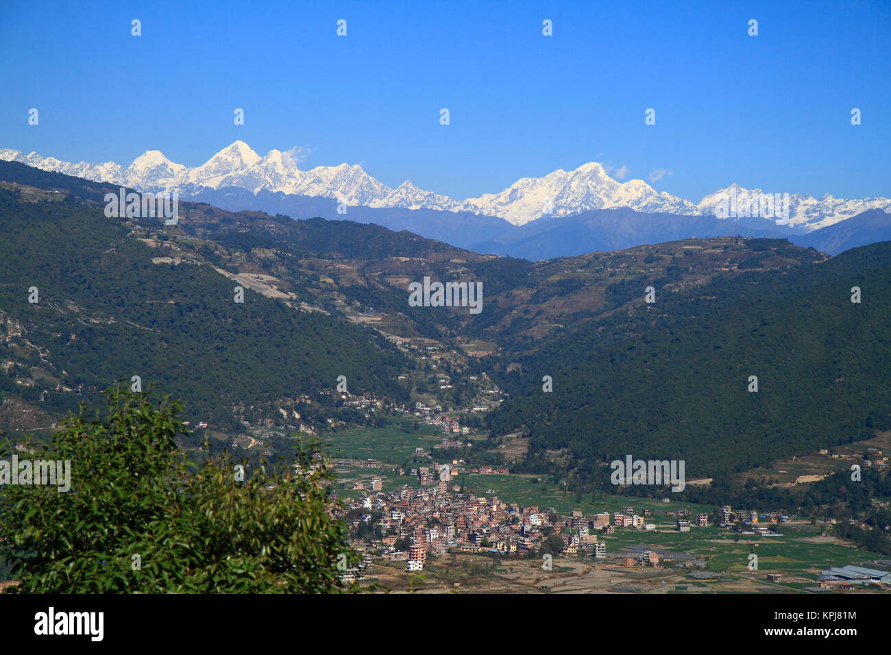 View of the Himalaya Stock Photo - Alamy