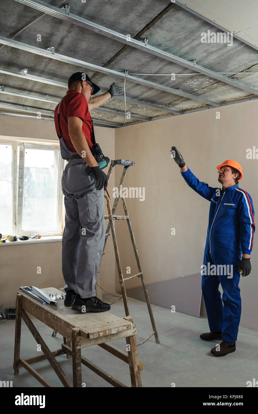 Drywall finishing hi-res stock photography and images - Alamy
