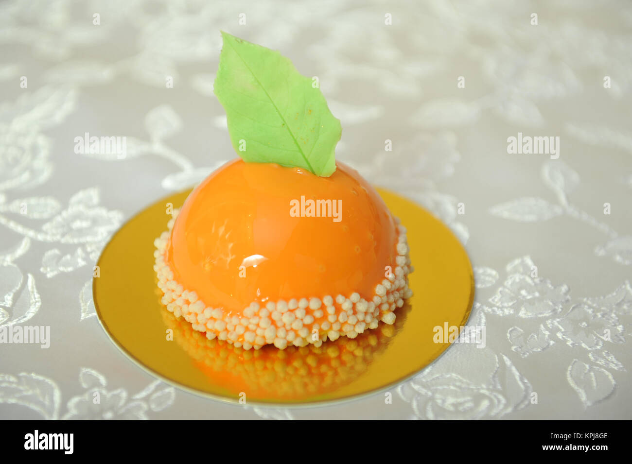 Sweet cake isolated on white background. luxury sweets for the ...