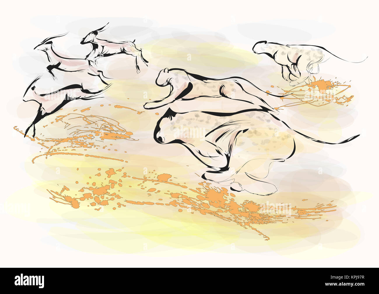 Chase outline hi-res stock photography and images - Alamy