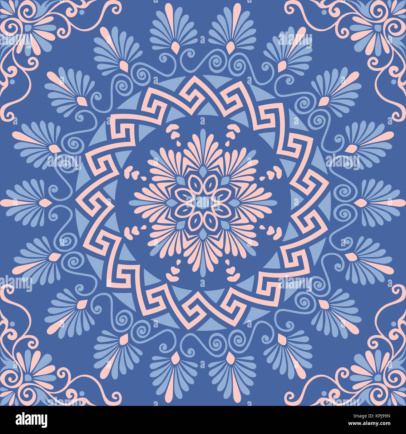 Greek flowers drawing hi-res stock photography and images - Alamy