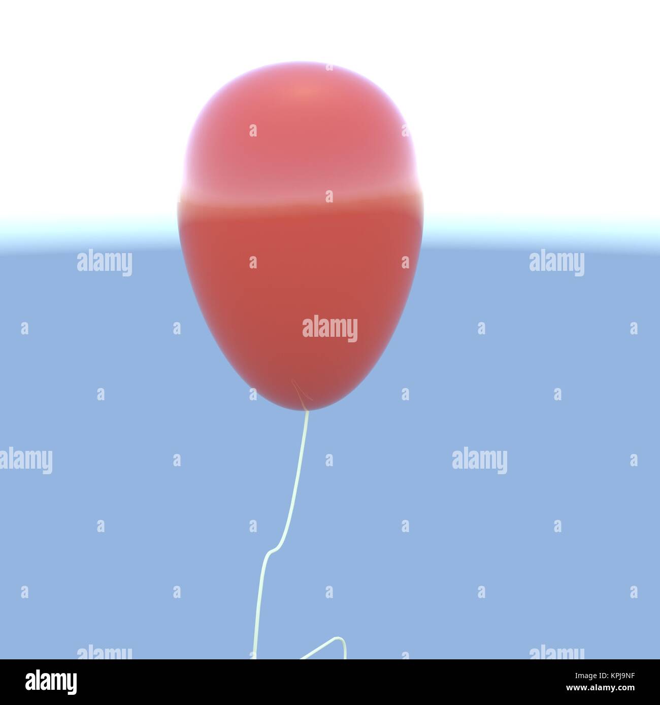 Red baloon in the sky Stock Photo - Alamy