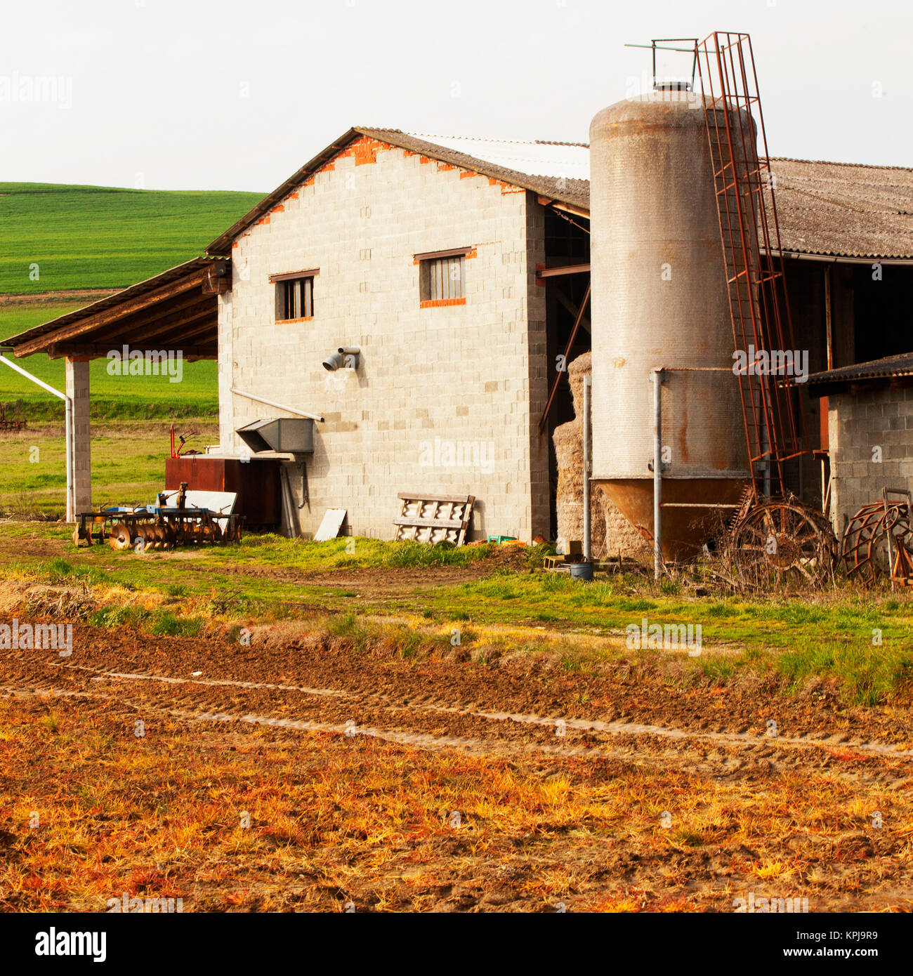Old farm in close up Stock Photo - Alamy
