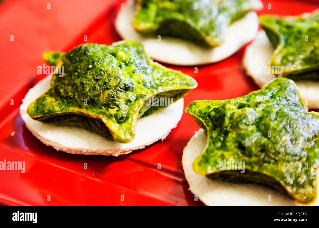 Appetizers in shape of star Stock Photo - Alamy