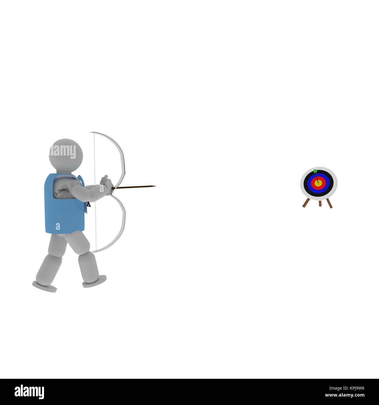 Archer female Cut Out Stock Images & Pictures - Alamy