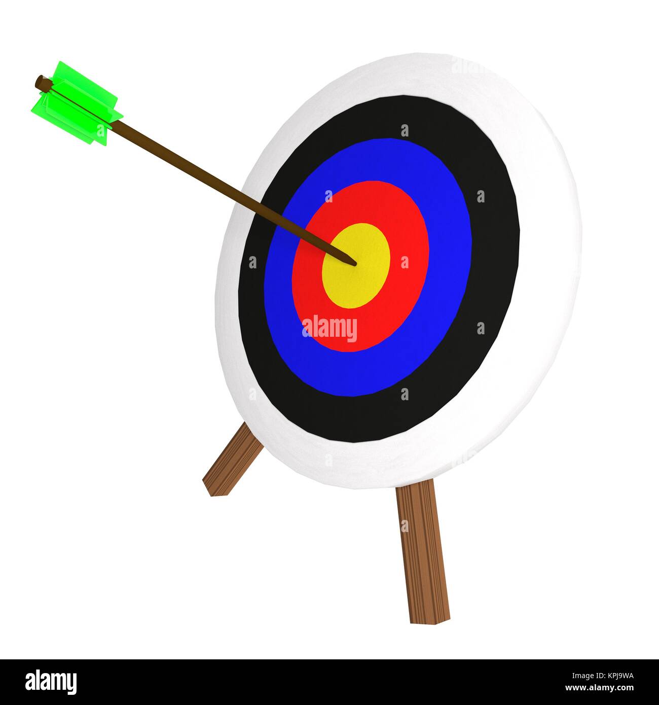 Target with arrow Stock Photo - Alamy