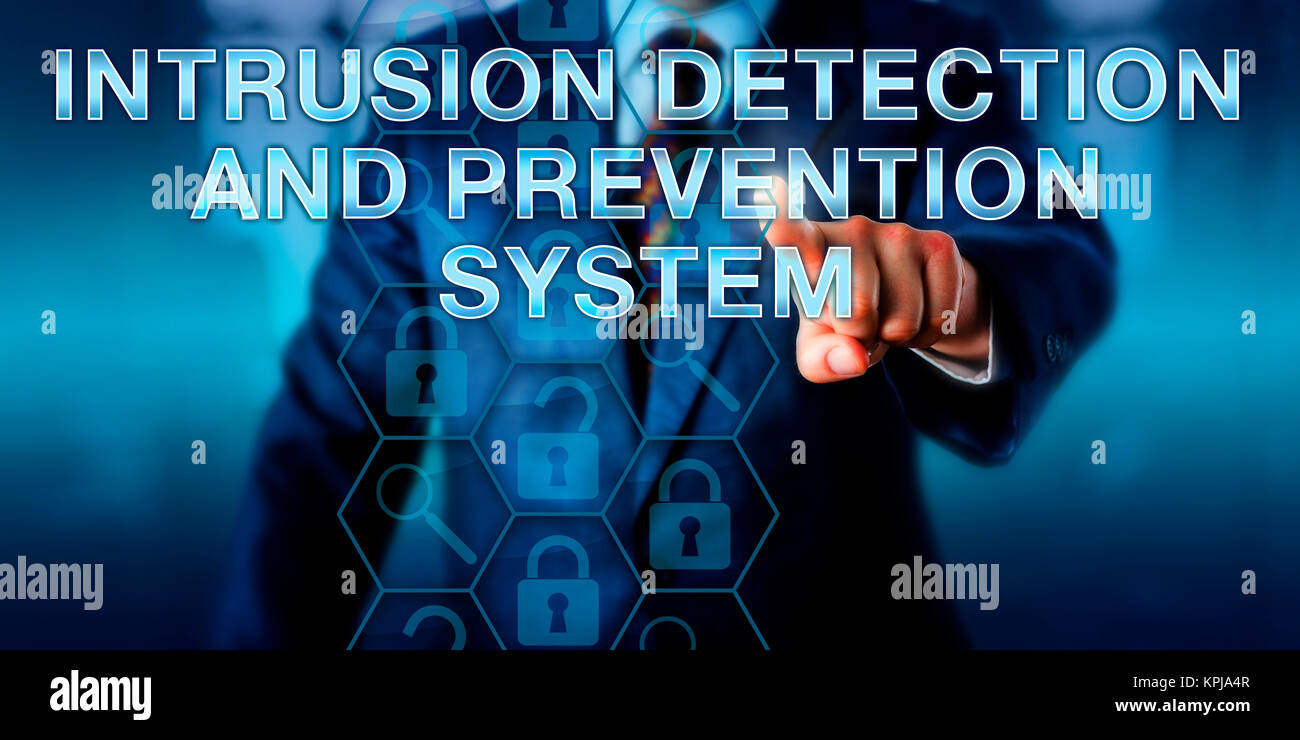 Pushing INTRUSION DETECTION AND PREVENTION SYSTEM Stock Photo - Alamy