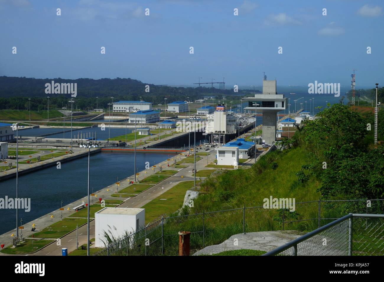 Panama canal agua clara hi-res stock photography and images - Alamy