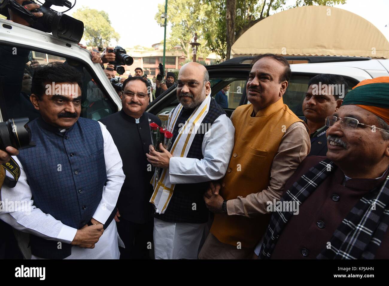 New Delhi, India. 15th December, 2017. Union Minister of Chemicals and ...