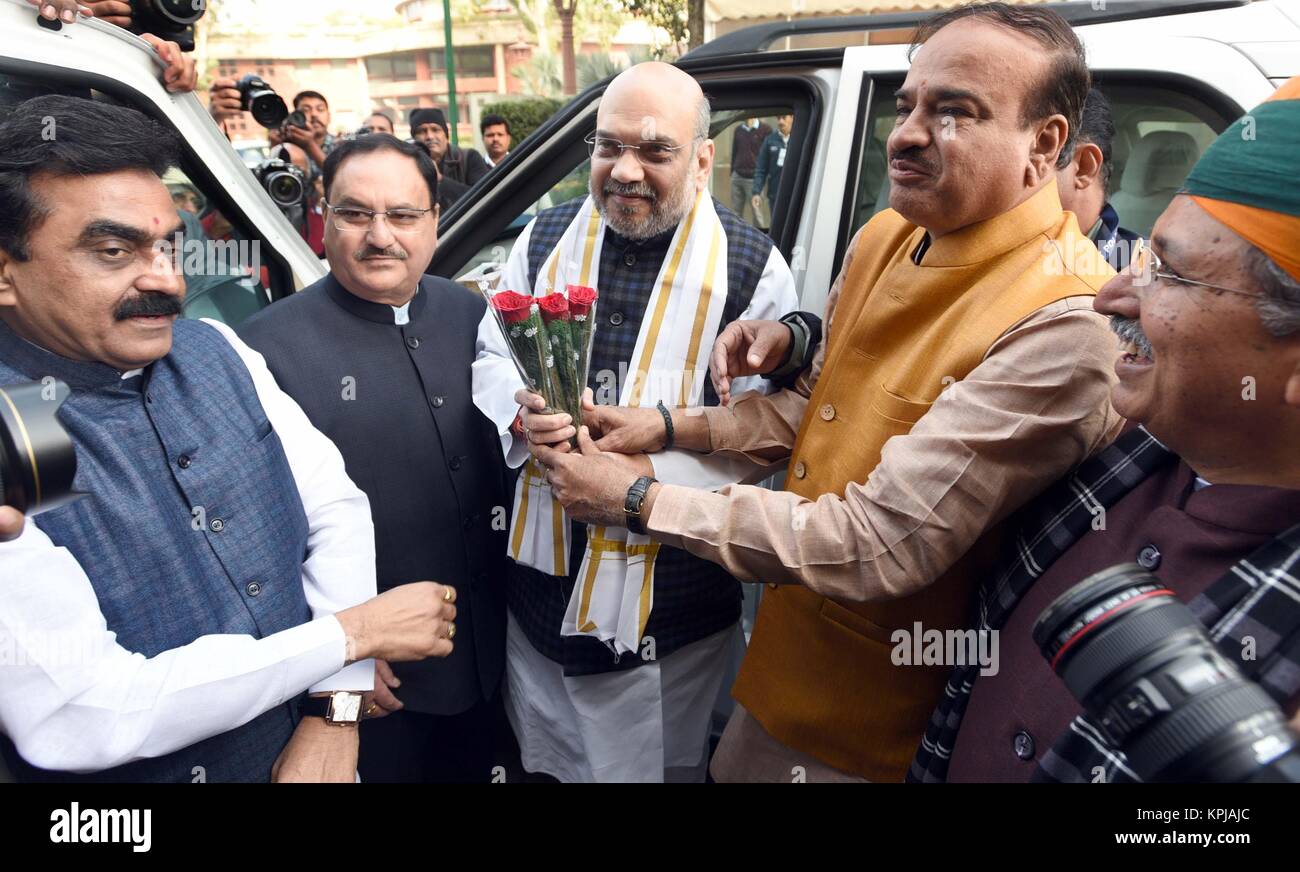 New Delhi, India. 15th December, 2017. Union Minister of Chemicals and ...