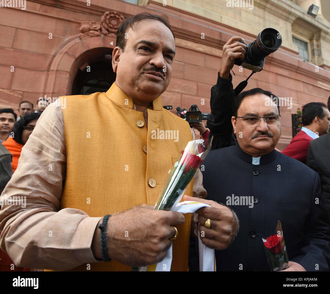 New Delhi, India. 15th December, 2017. Union Minister of Chemicals and Fertilizers and ...