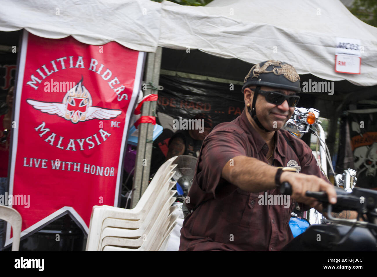 Kuala Lumpur, Kuala Lumpur, Malaysia. 15th Dec, 2017. One of a rider ...