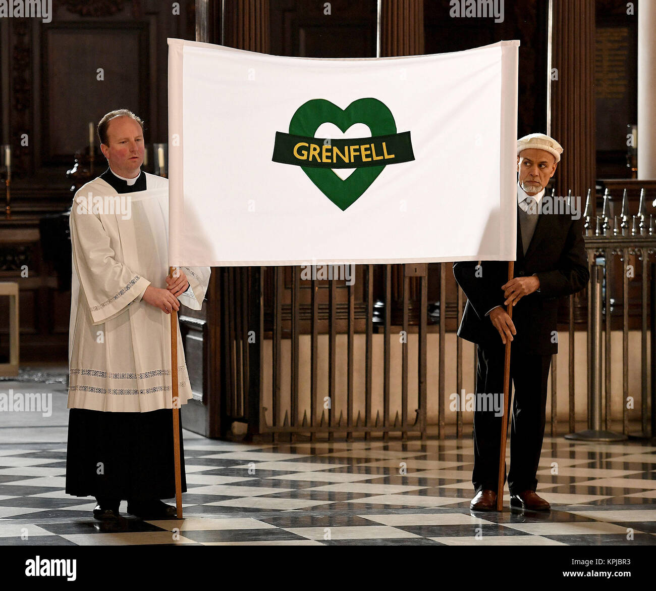 London, UK. 14th Dec, 2017. Grenfell Tower Memorial Service. Grenfell ...