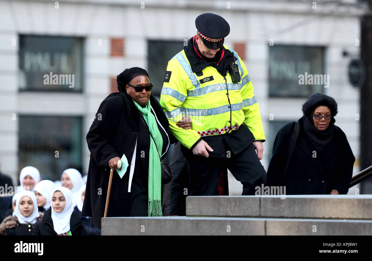 London, UK. 14th Dec, 2017. Grenfell Tower Memorial Service. Grenfell ...