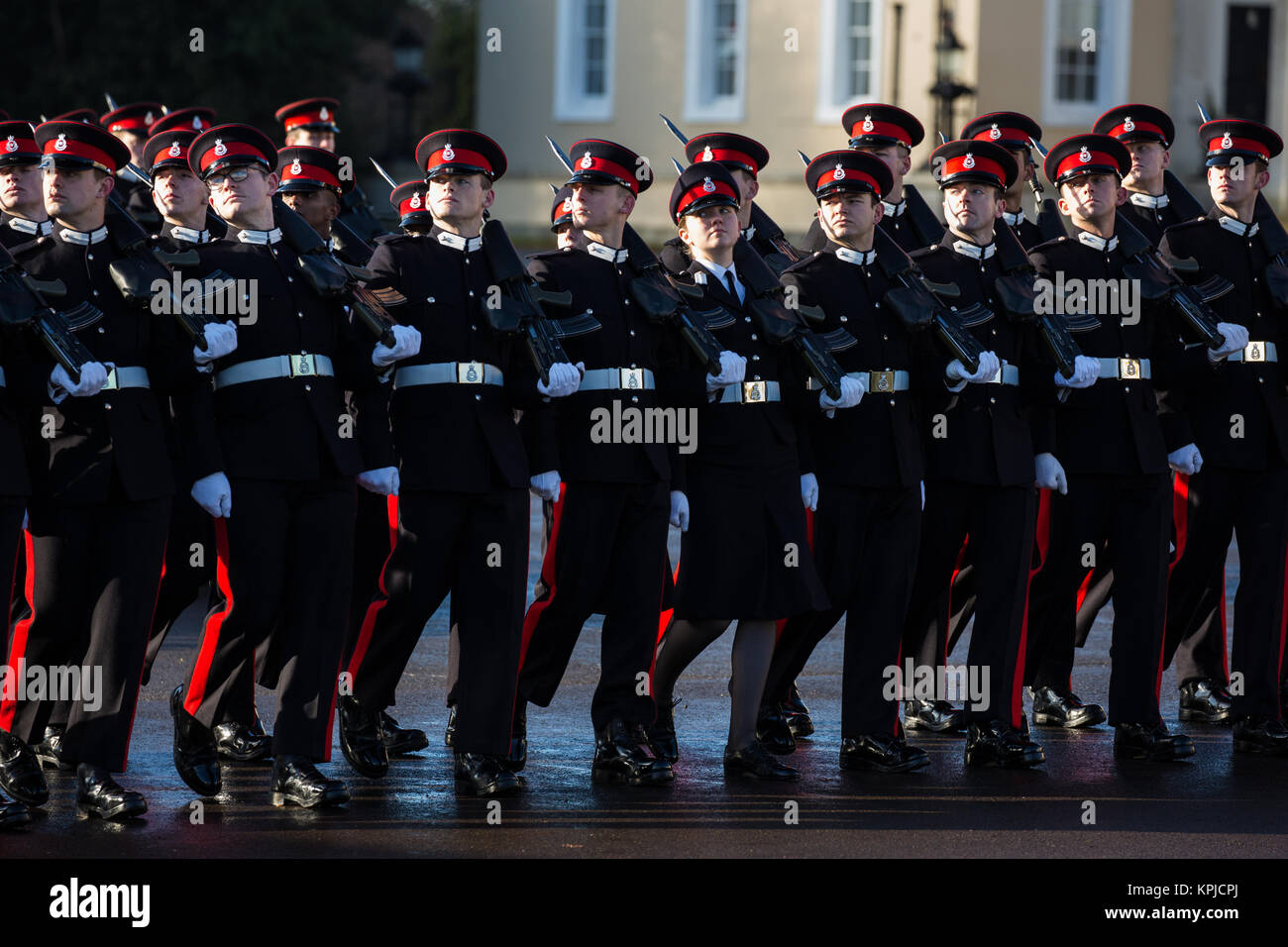 Sandhurst officer cadets sovereigns parade royal military academy ...