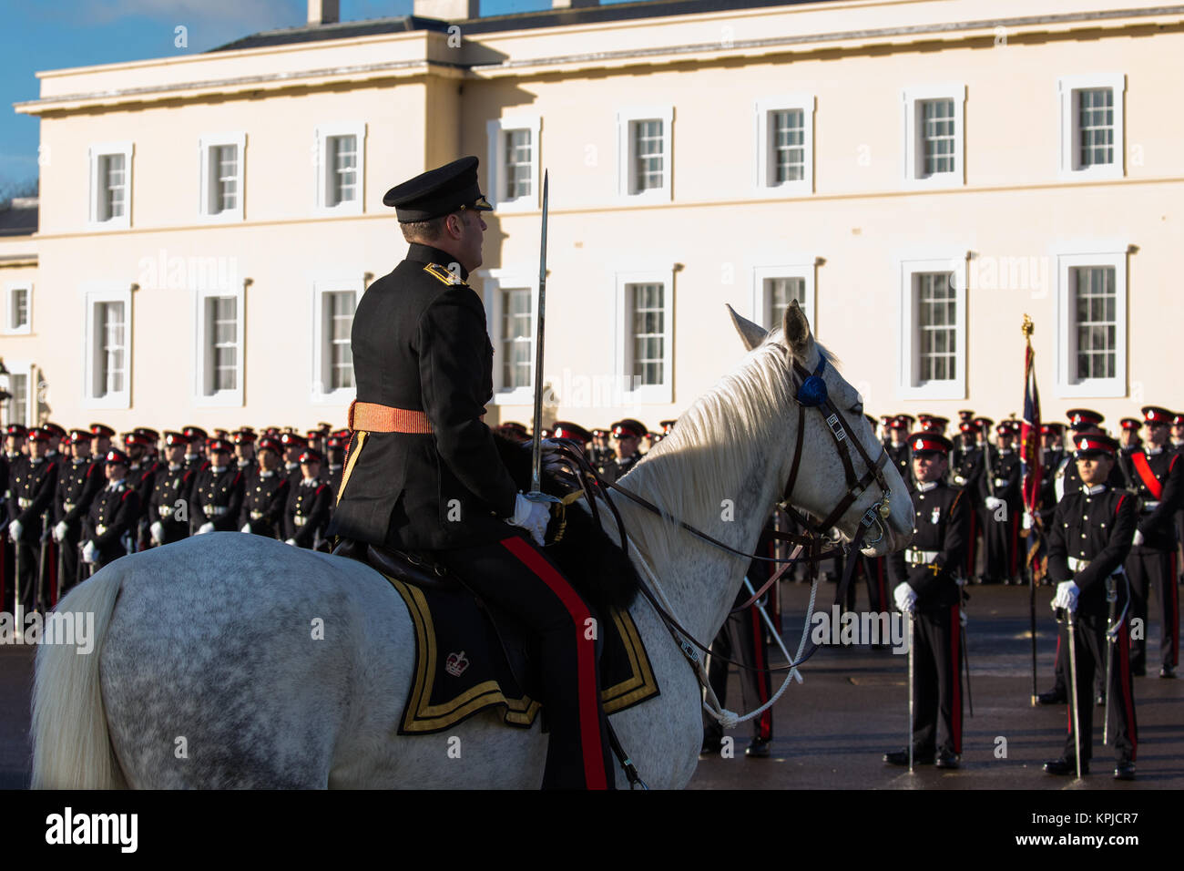 Sandhurst officer cadets sovereigns parade royal military academy ...