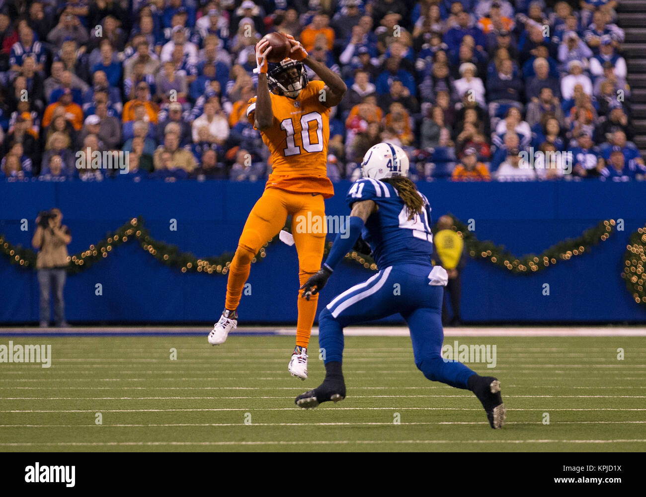 Indianapolis, Indiana, USA. 14th Dec, 2017. Denver wide receiver ...