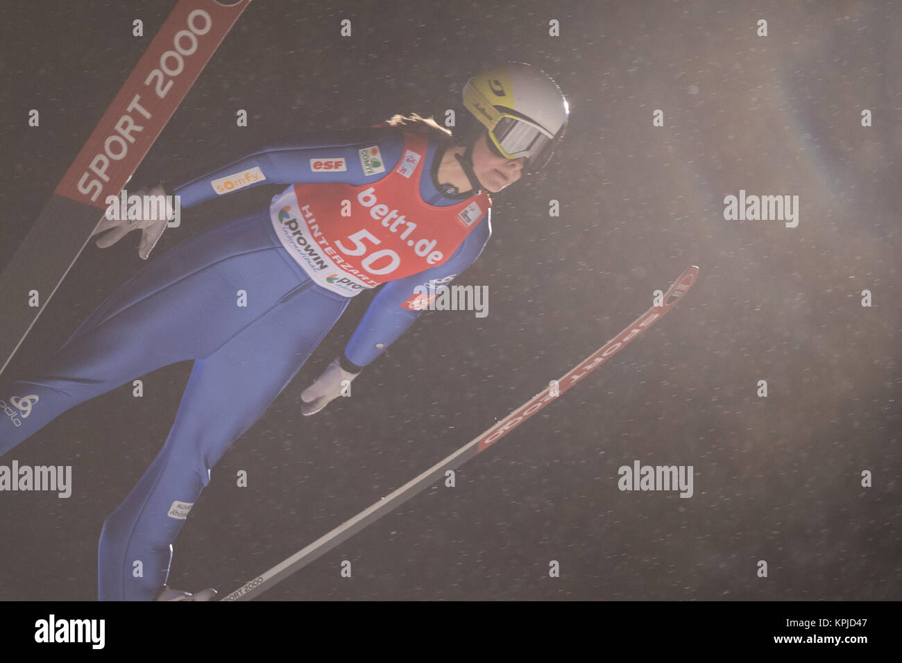 Hinterzarten, Germany. 15th Dec, 2017. Lucile Morat from France during ...
