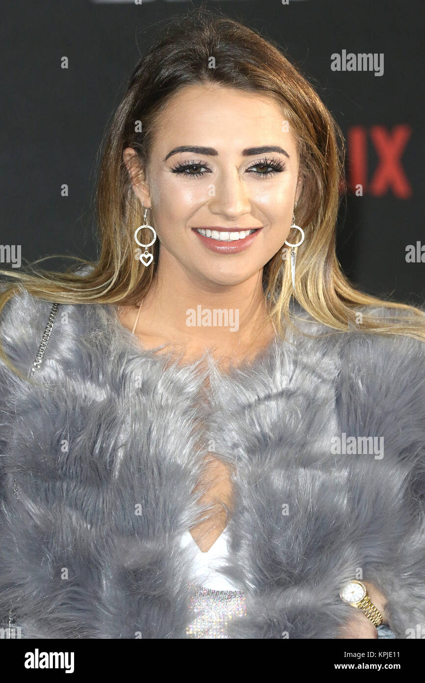 London, UK. 15th December, 2017. Georgia Harrison, Bright - European ...