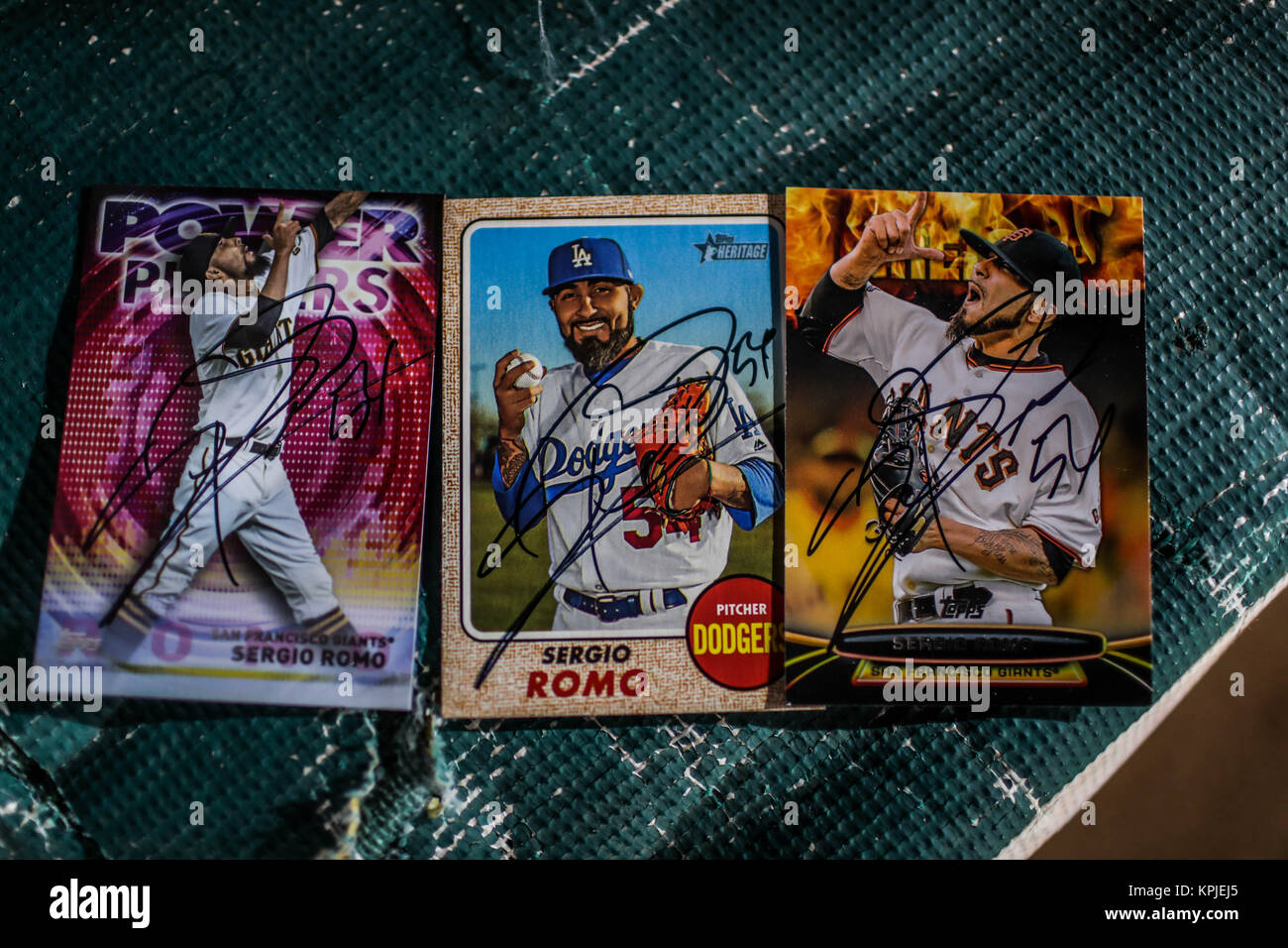 Sergio Romo pitcher of the Major League Baseball and player of the ...