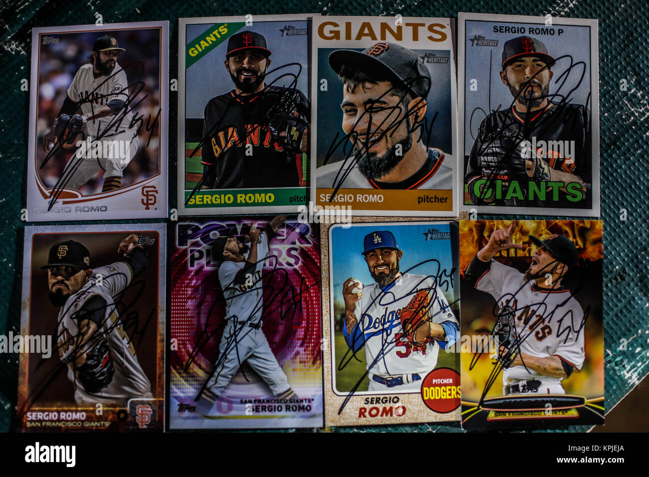 Sergio Romo pitcher of the Major League Baseball and player of the ...