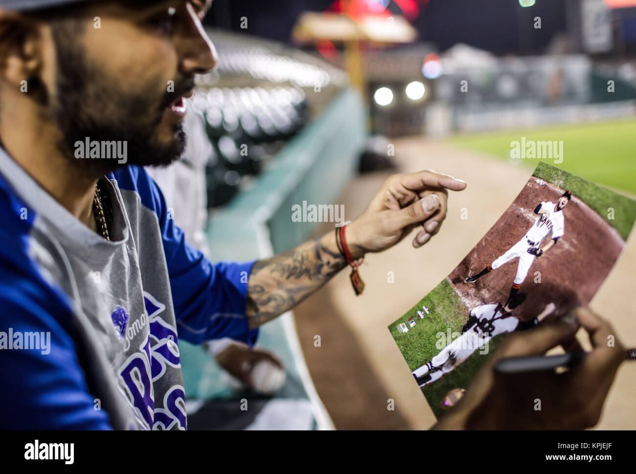 Sergio Romo pitcher of the Major League Baseball and player of the ...