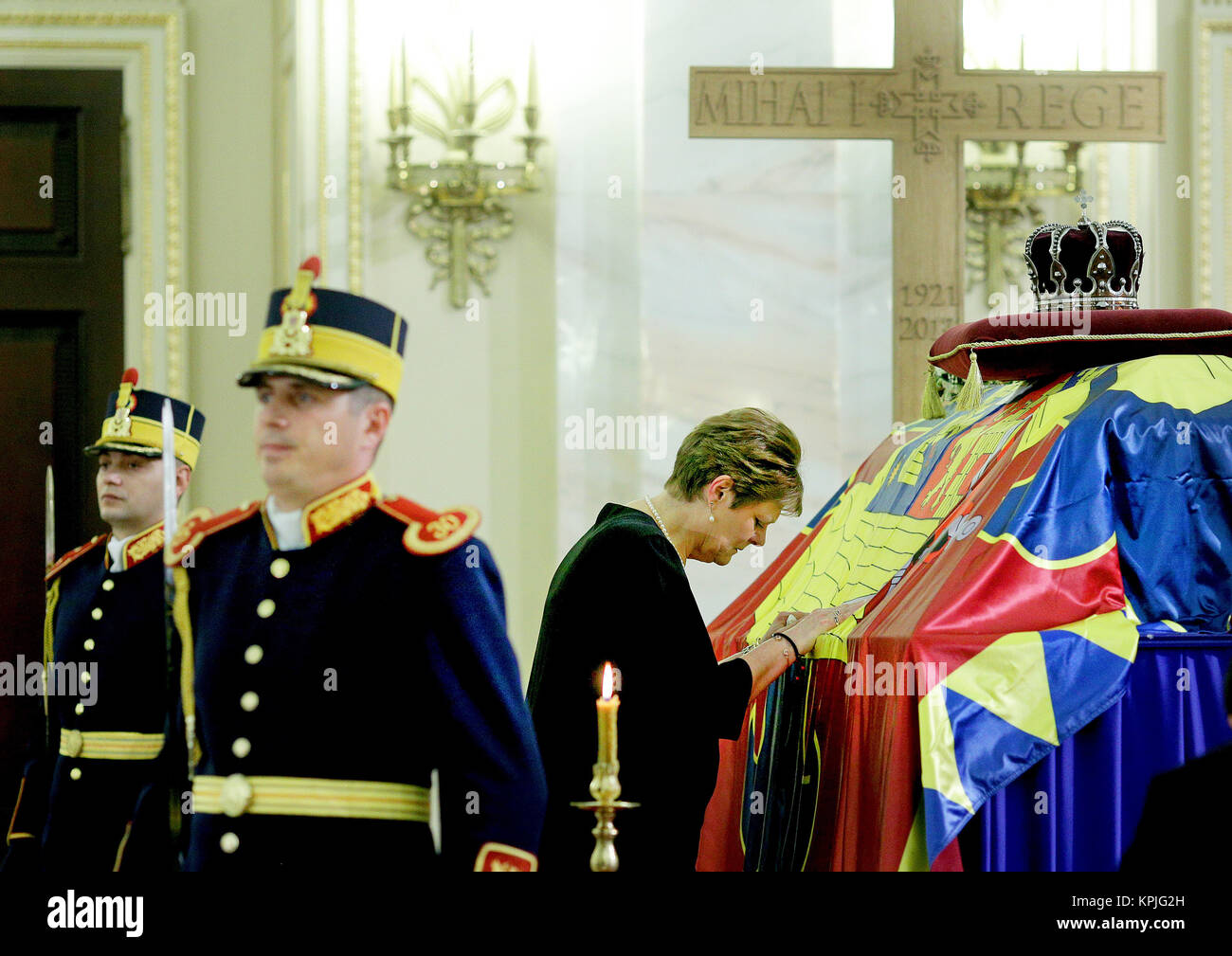 Rumanian royal family and european royals at the Throne Hall in the ...