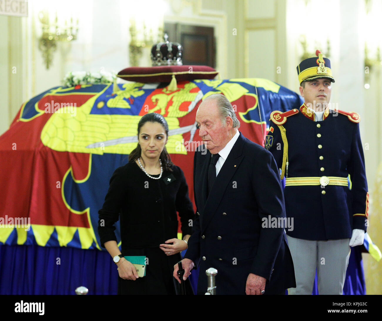 Rumanian royal family and european royals at the Throne Hall in the ...