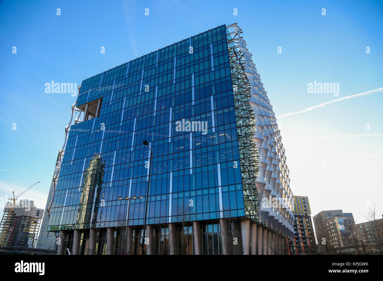 London. UK. 16 Dec 2017 - Exterior view of the new United States ...