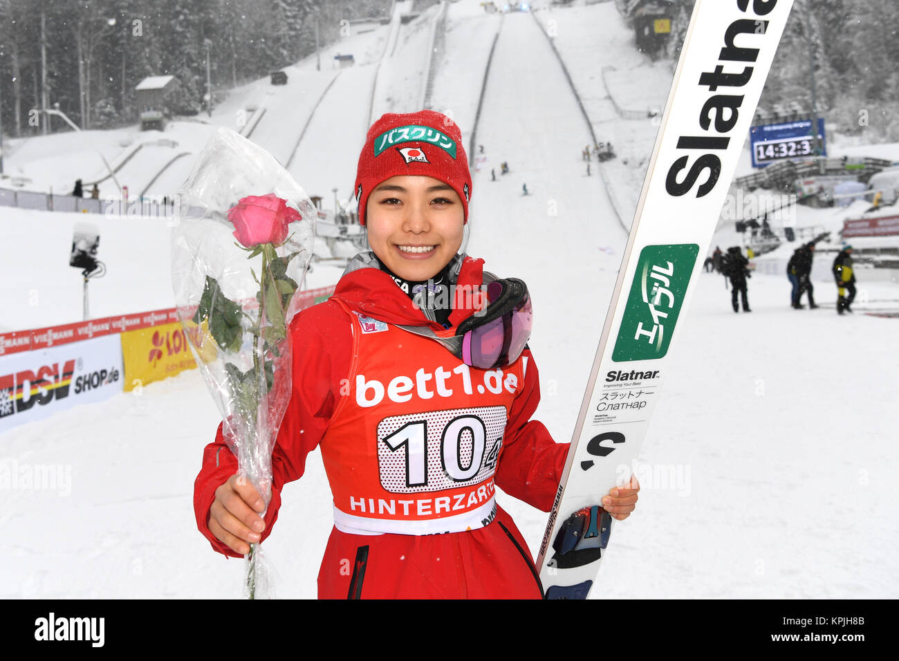 Hinterzarten, Germany. 16th Dec, 2017. Japan's Sara Takanashi ...