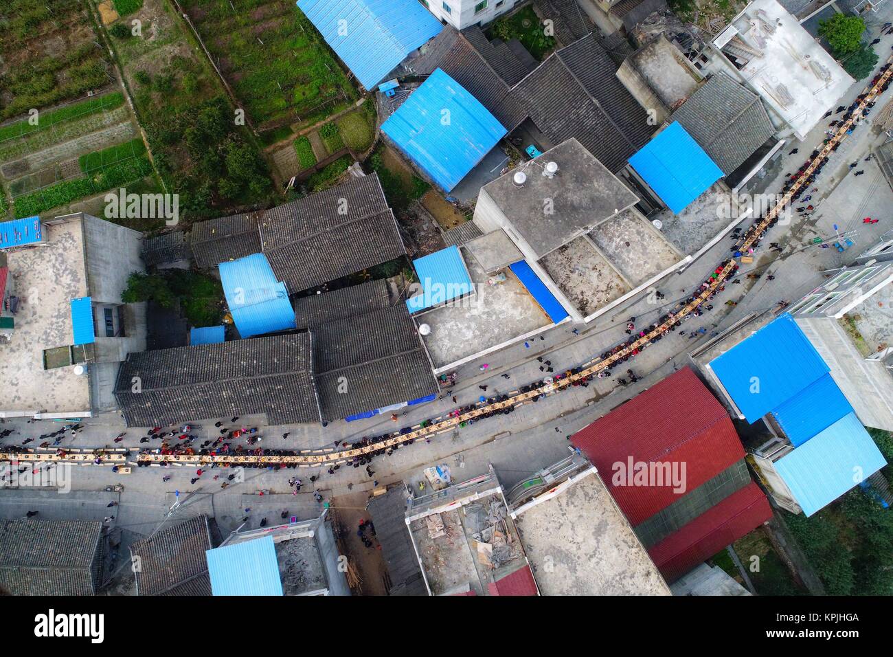 Rongjiang, China's Guizhou Province. 16th Dec, 2017. Nearly 1,000 ...