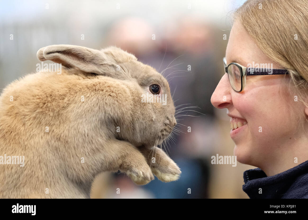 Leipzig, Germany. 16th Dec, 2017. Breeder Susanne Friedrich from ...