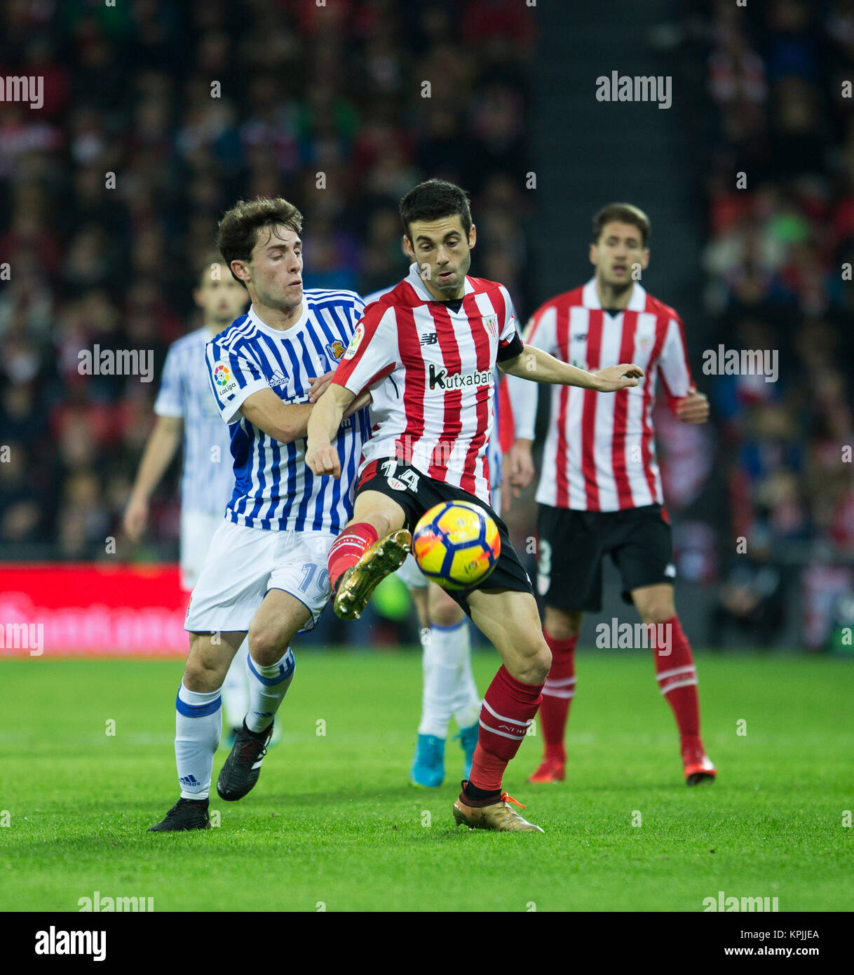 (14) Markel Susaeta Laskurain (19) Alvaro Odriozola Arzallus during the ...